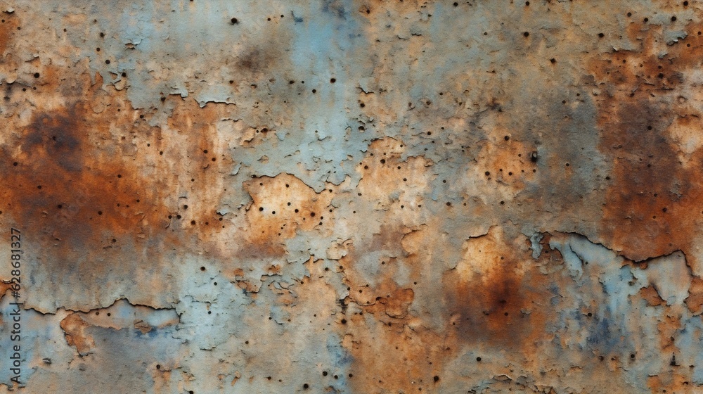 Generative AI : Background rusty metal texture blue and black color ...