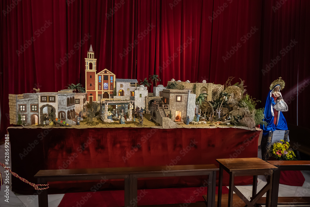 Interior of Church of the Convent of San Jose (built in 1636) belonged ...