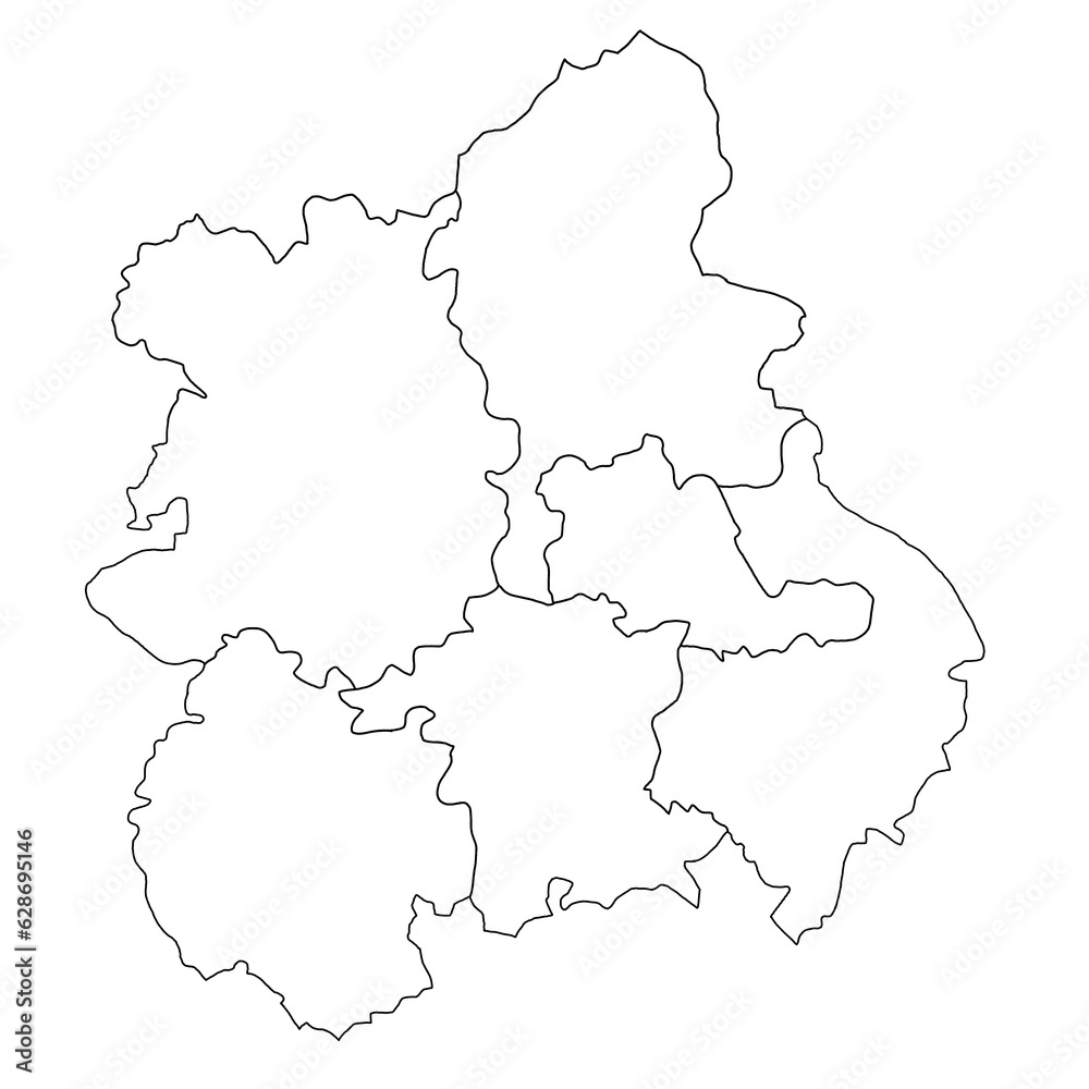 Fototapeta mapa świata dla dzieci West Midlands England ceremonial ...