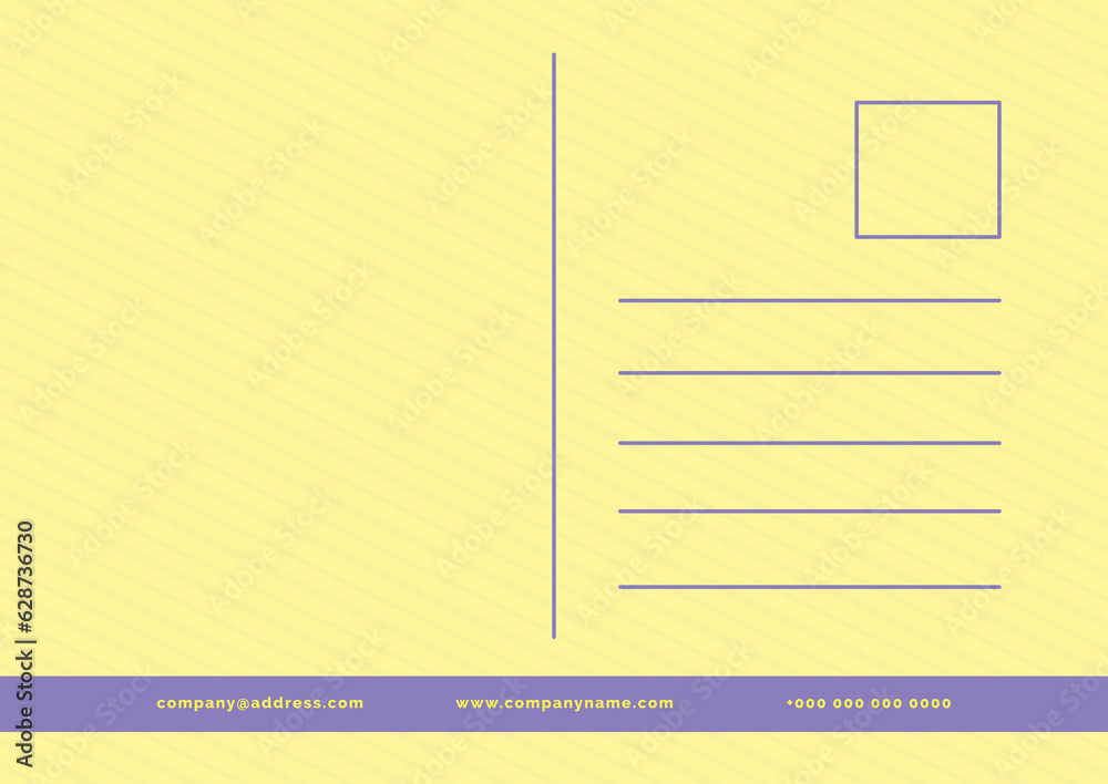 Digital png illustration of postcard back on transparent background ...