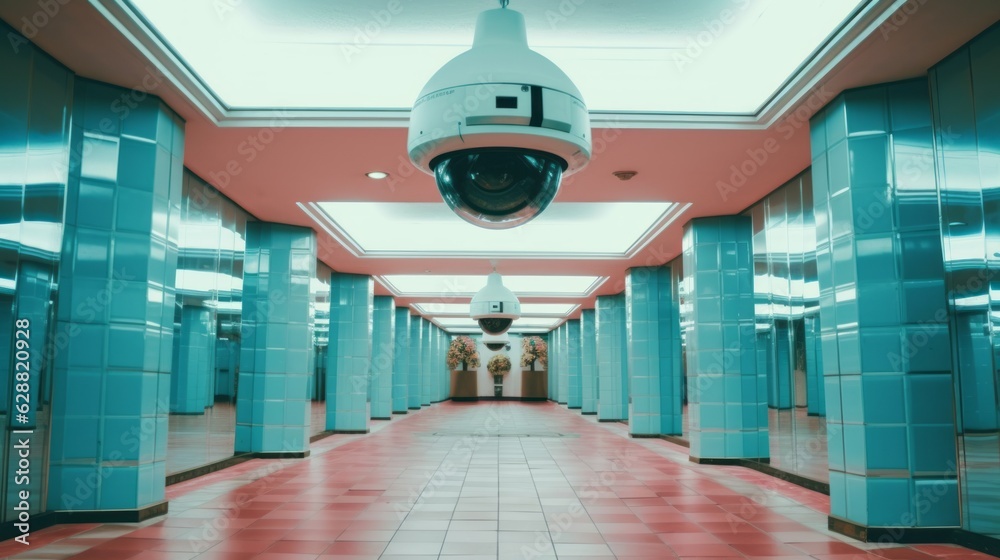 Urban Watchdog: Security Cameras inside a depressing, empty blue tiled ...