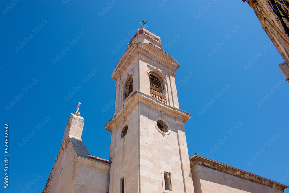 Church of the Holy Cross (Crkva Sv. Križa) in Split (Zvonik i kapelica ...