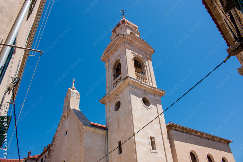 Church of the Holy Cross (Crkva Sv. Križa) in Split (Zvonik i kapelica ...