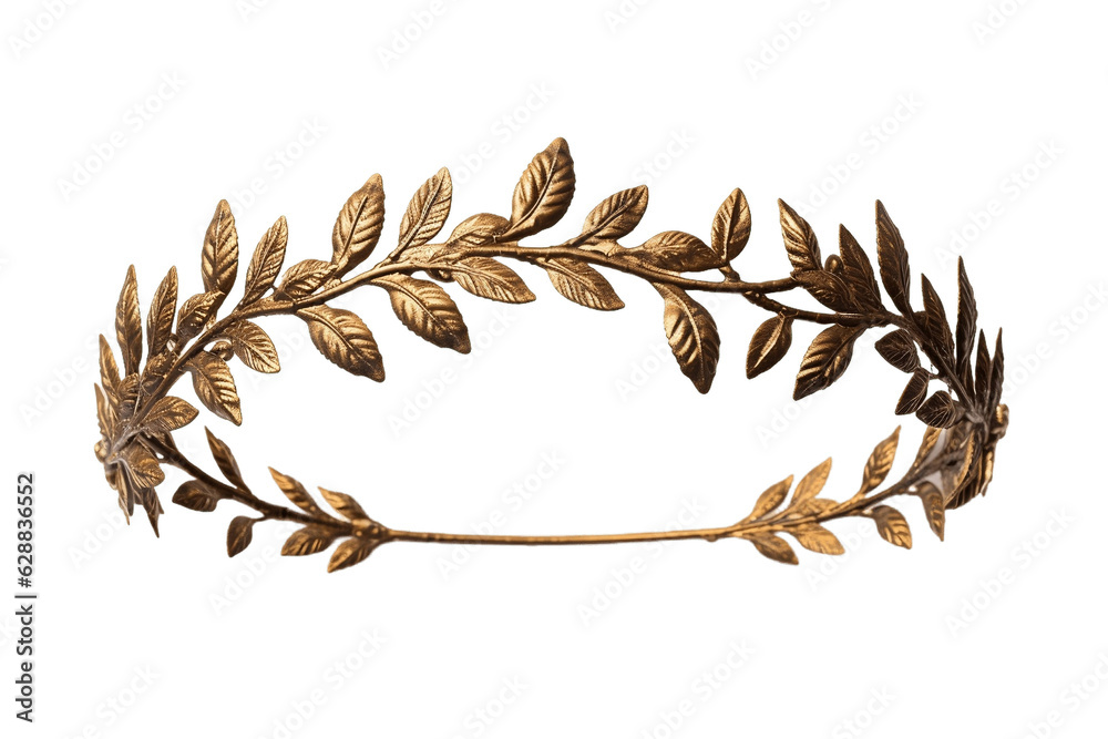 Laurel Crown Isolated on transparent Background. Ai ilustração do Stock ...