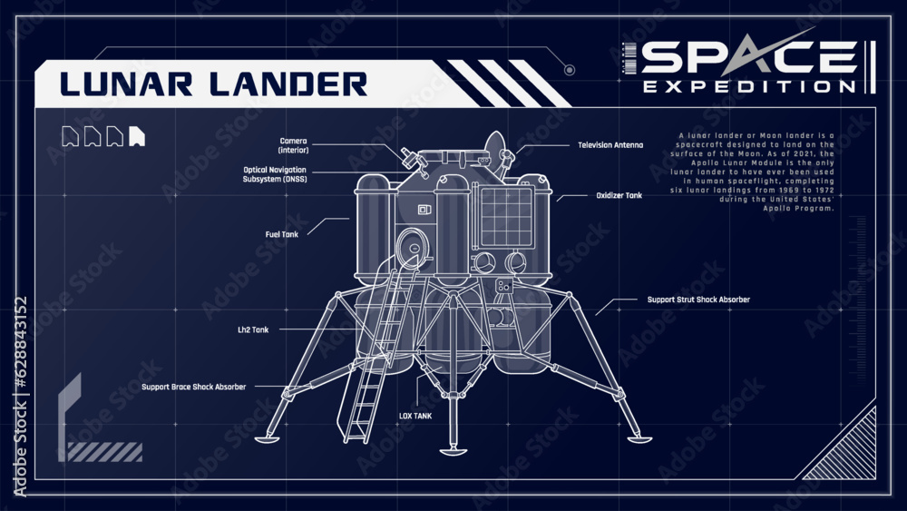 Lunar Lander Bridging Humanity to the Moon a Fascinating Spacecraft -A ...
