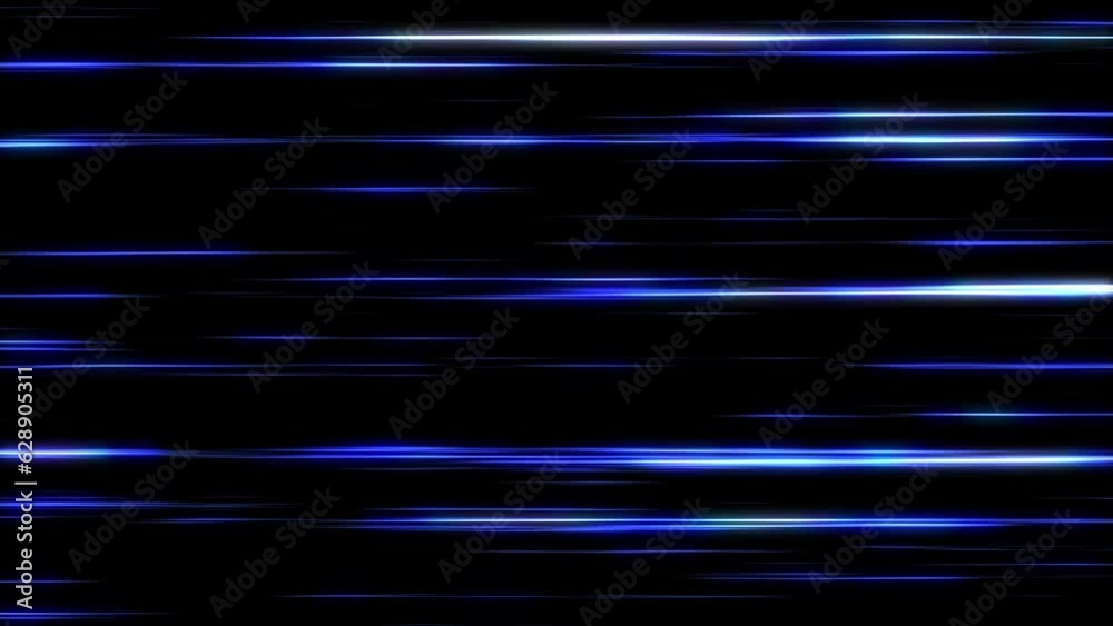 abstract background with lines, neon blue speed line anime style ...