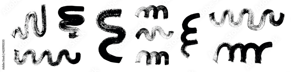 Lines and pencils create squiggly doodles, scribbles, and squiggles ...