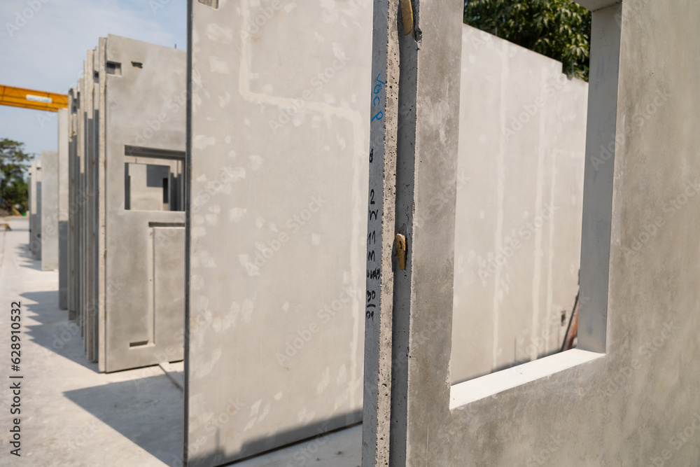 Prefabricated concrete walls for building office buildings and ...