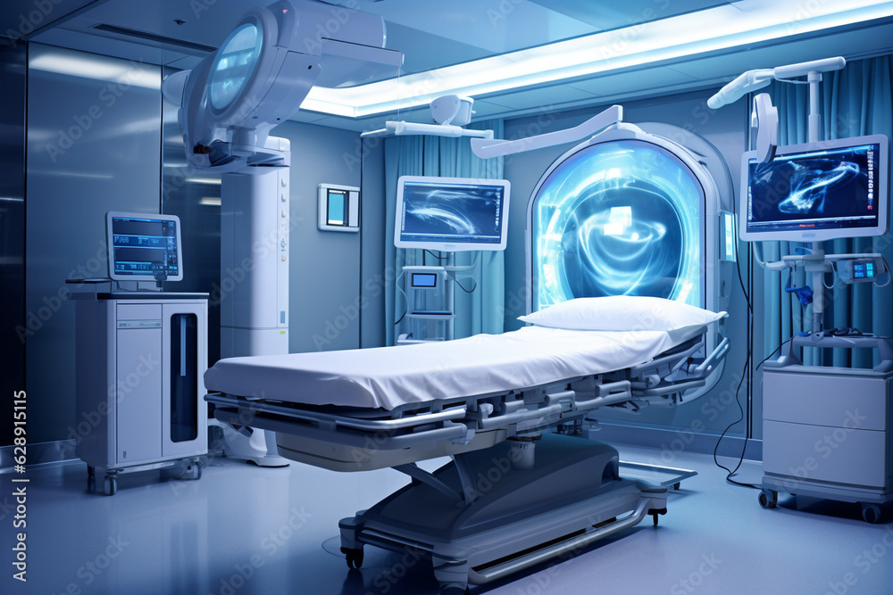 Advanced imaging equipment, such as fluoroscopy or intraoperative ...
