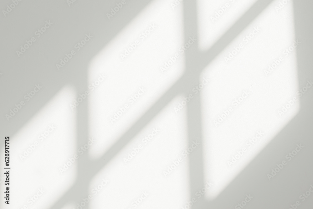Gray shadow and light blur abstract background on white wall from ...
