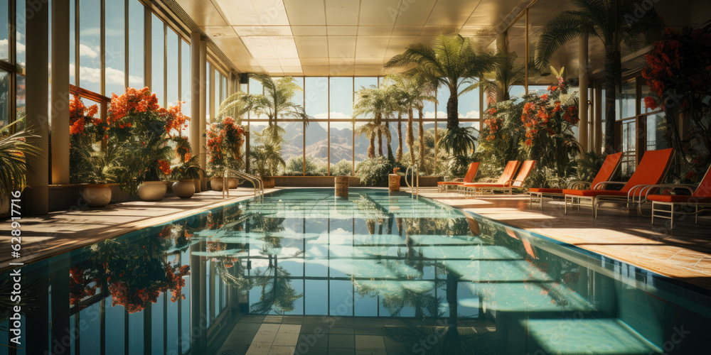 closed aesthetic swimming pool, 80s style, wallpaper background image ...