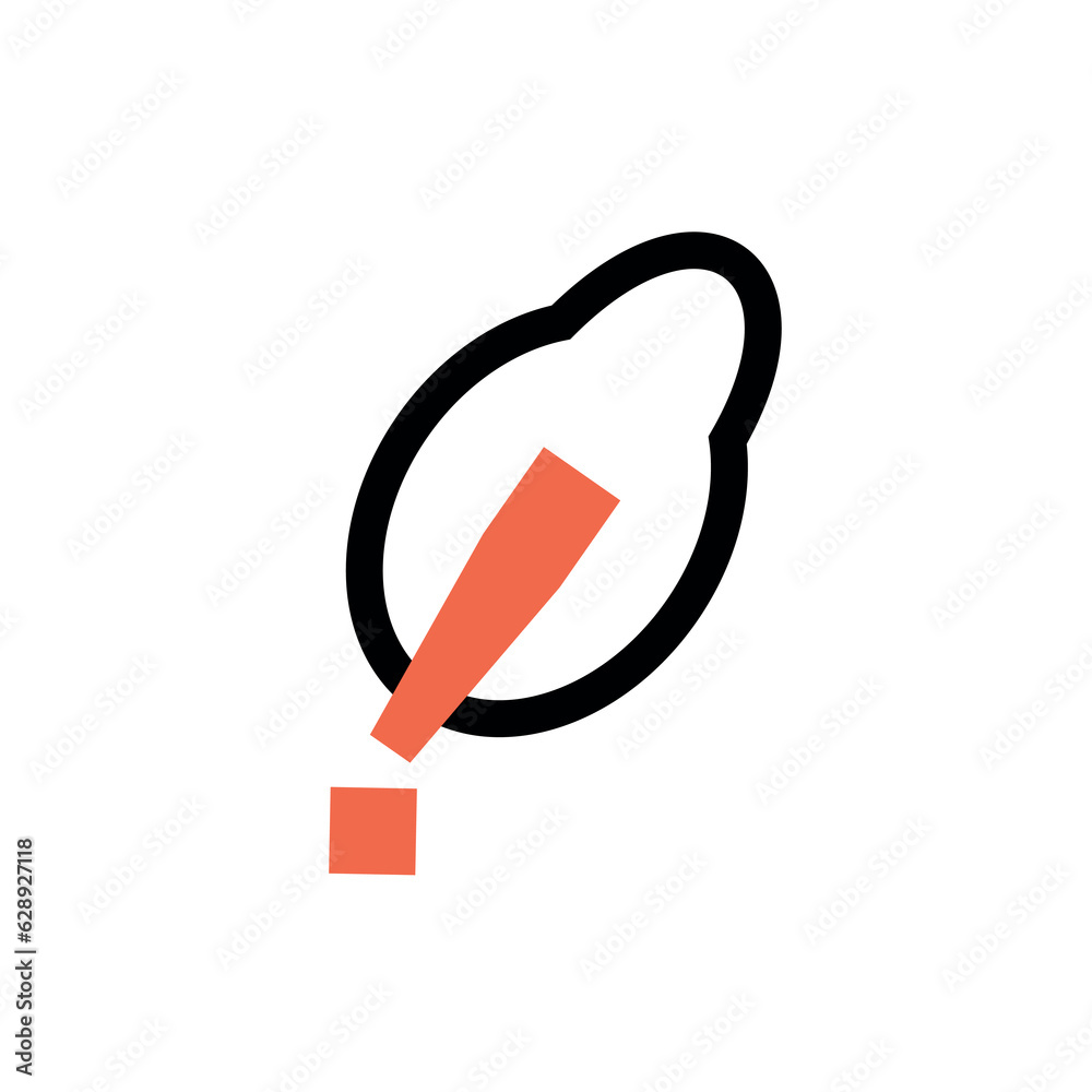 Dangerous tree icon. Falling tree pictogram. Danger of falling trees ...