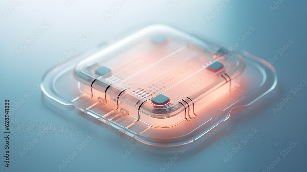 Future tactile touch use experience screen circuit board quantum ...