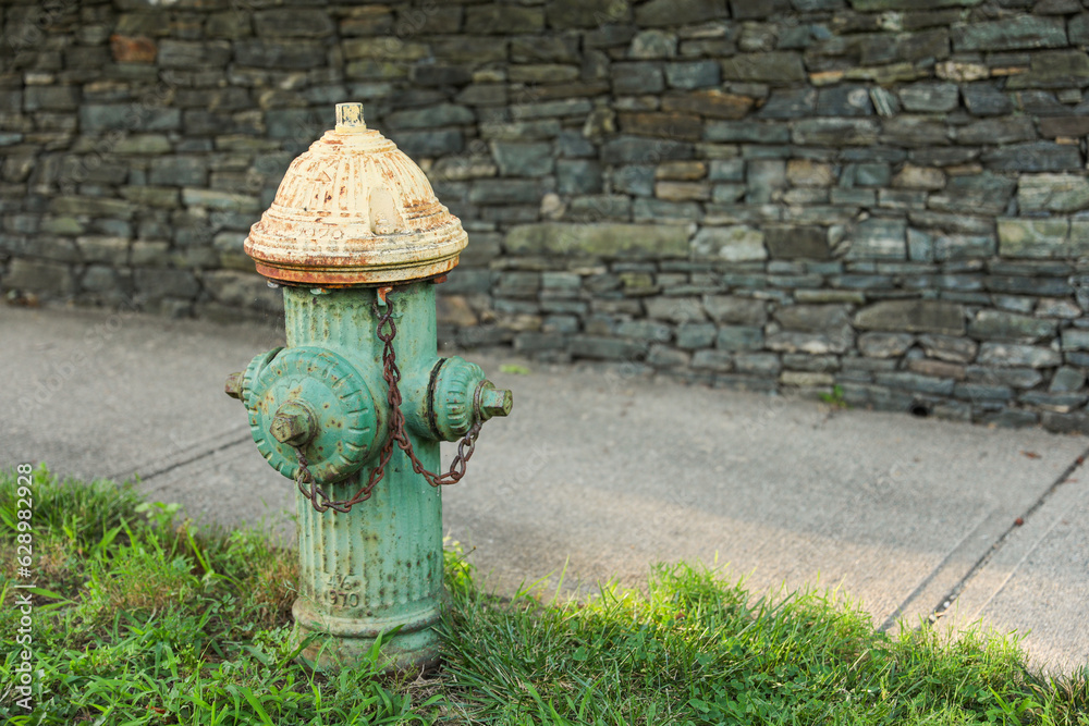 fire hydrant on a city street embodies preparedness, safety, and urban ...
