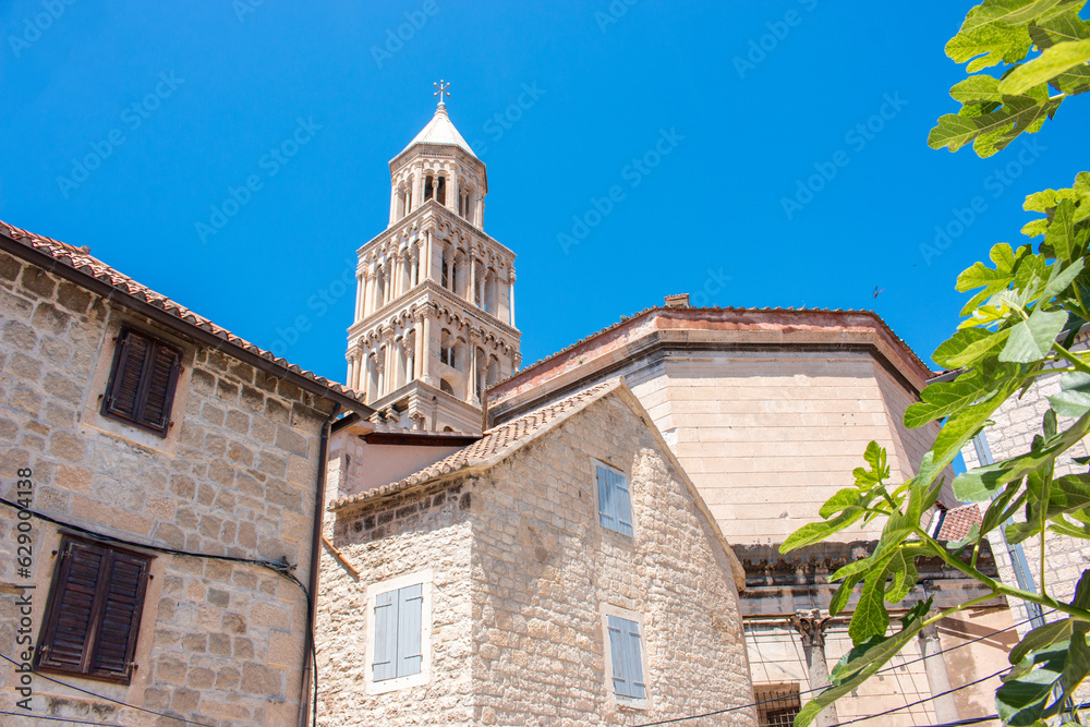 The Cathedral of Saint Domnius in the Diocletian's Palace in Split ...