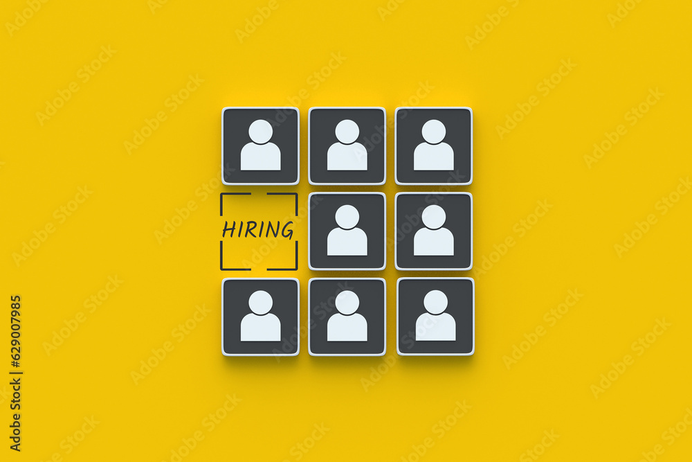 Togetherness of personnel. The concept of hiring of employees on a job ...