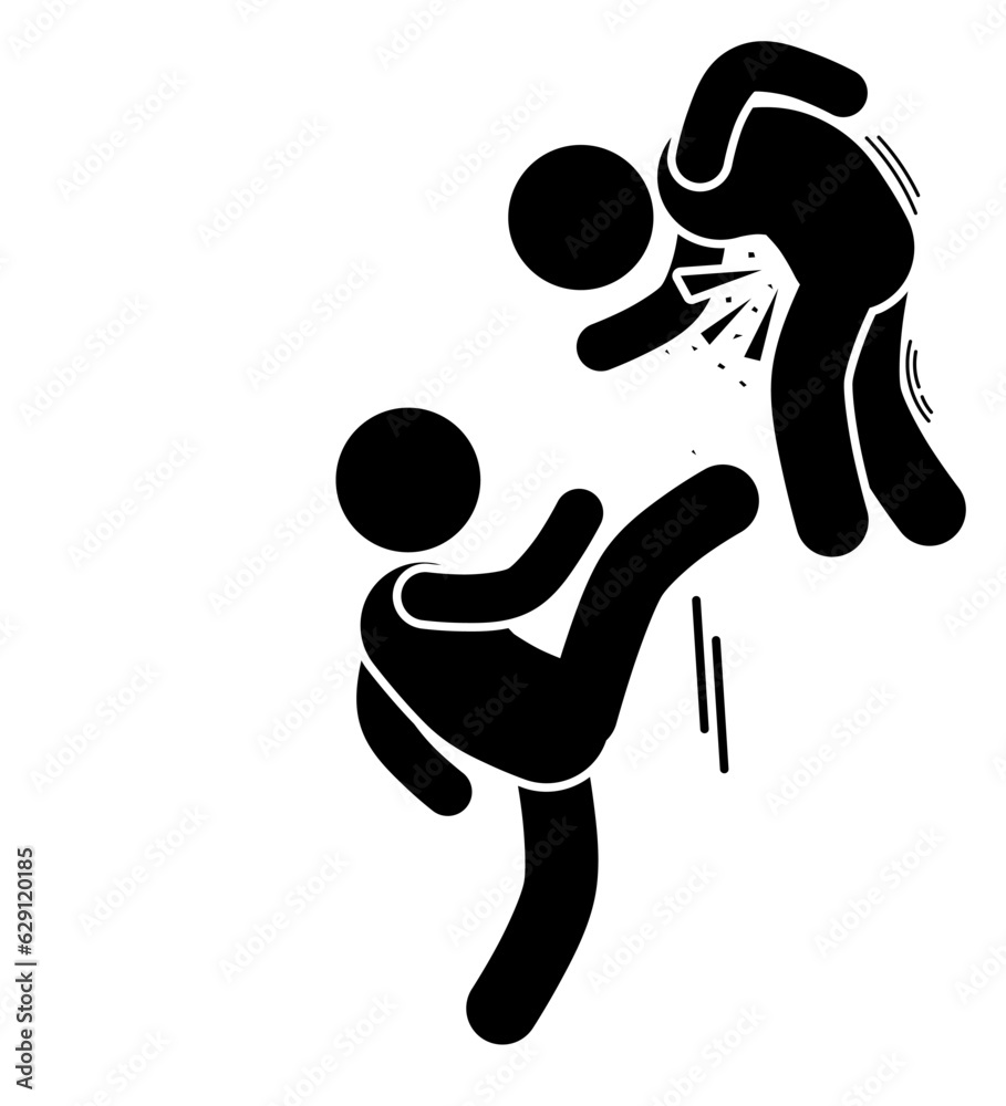 fighting illustrations, fighter icons, stick figures in BRAWL, STICK ...