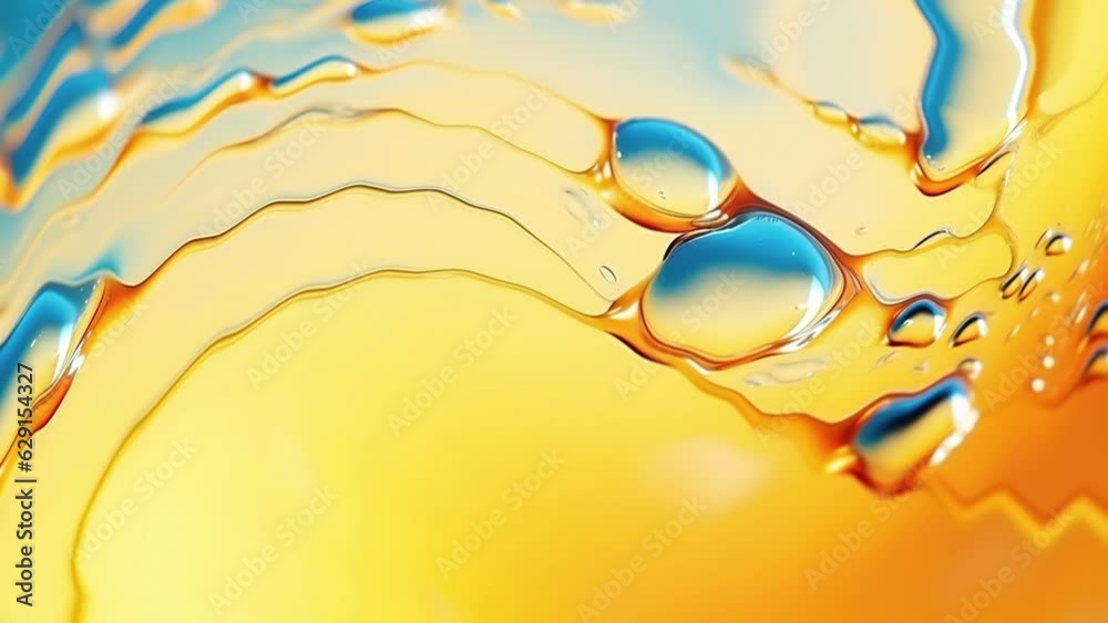 Abstract liquid texture video, fluid motion background graphic with ...