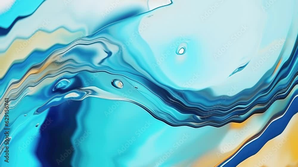 Abstract liquid texture video, fluid motion background graphic with ...