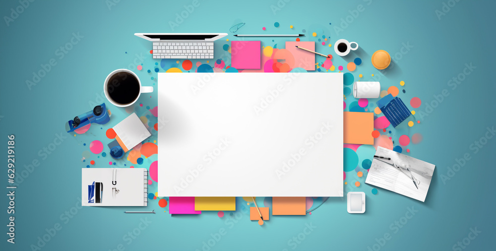 3d modeling a clean bright office desk hd wallpaper .Generative Ai ...