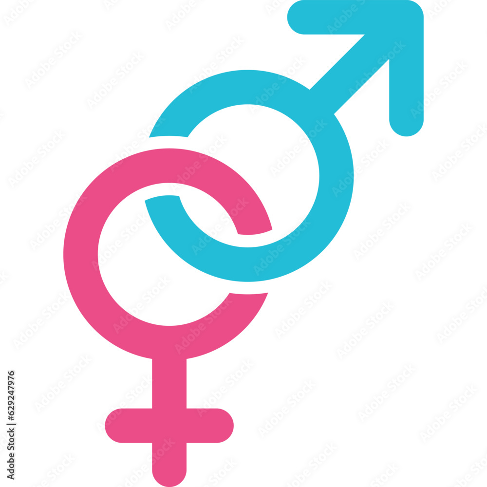 gender symbol of human, gender equality in society Stock Vector | Adobe ...