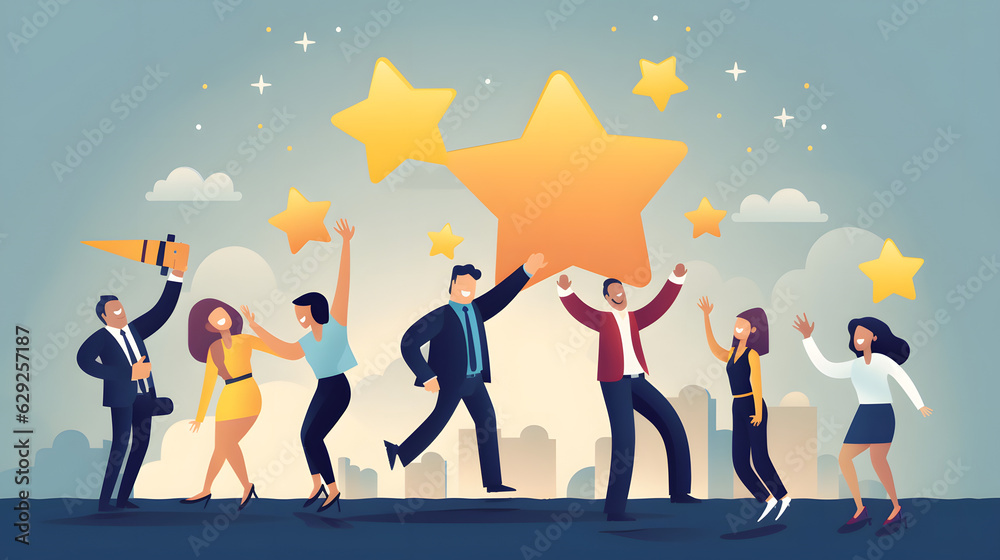 Employee engagement, commitment or motivation to success with company ...