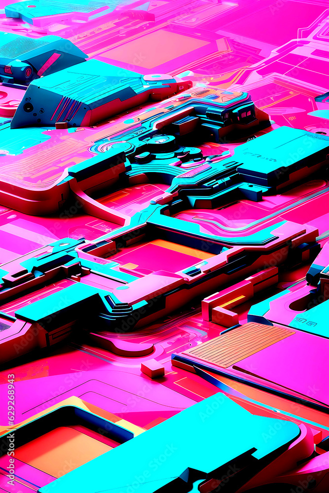 Fondo formas abstractas inspiración 90s, aesthetic, vaporwave, creado ...