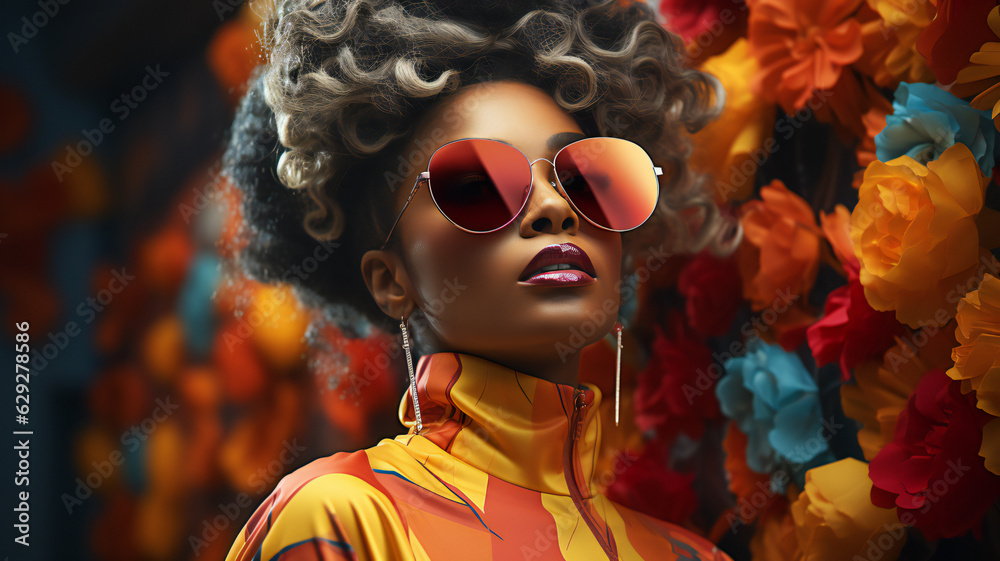 fashion woman colorful, the bold eclectic fashion styles of the Y2K era ...