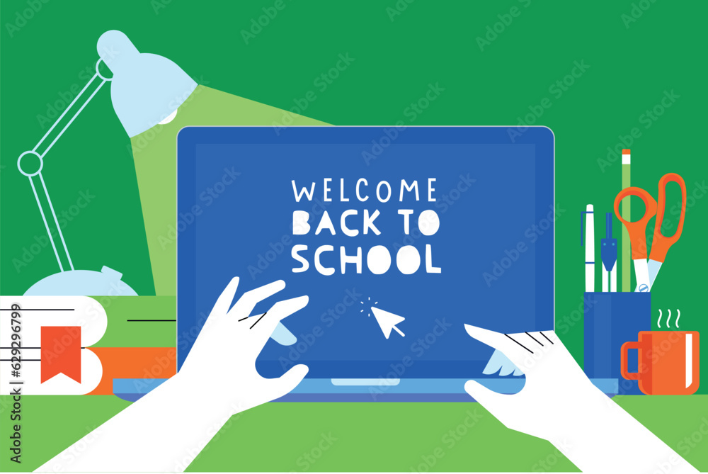 Education. Vector illustration for graphic and web design, business ...