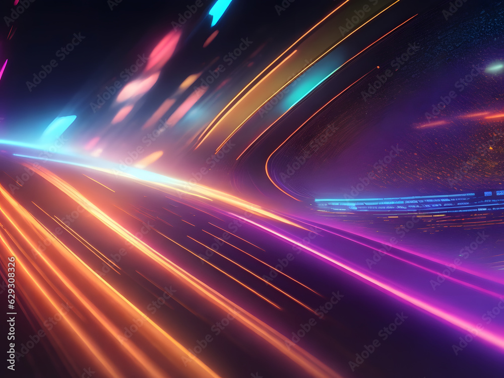 Abstract Digital Background For Tech Envision A World Driven By Binary Code Featuring A Female