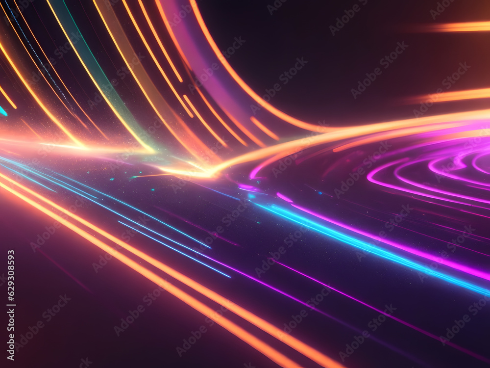 Abstract Digital Background For Tech Envision A World Driven By Binary Code Featuring A Female