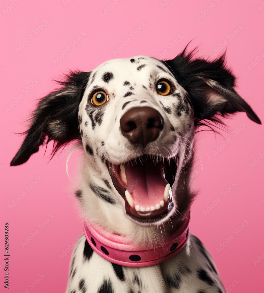 Photo Art Print pet photoshoot portrait funny dog expression Layerform