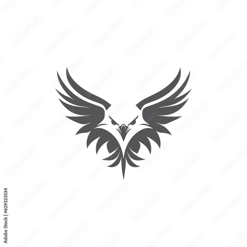 Modern Eagle head Logo design, Clean and Creative Eagle logo vector ...