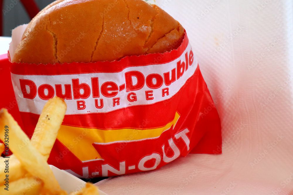 Los Angeles, California: IN-N-OUT Burger, Double-Double Burger and ...
