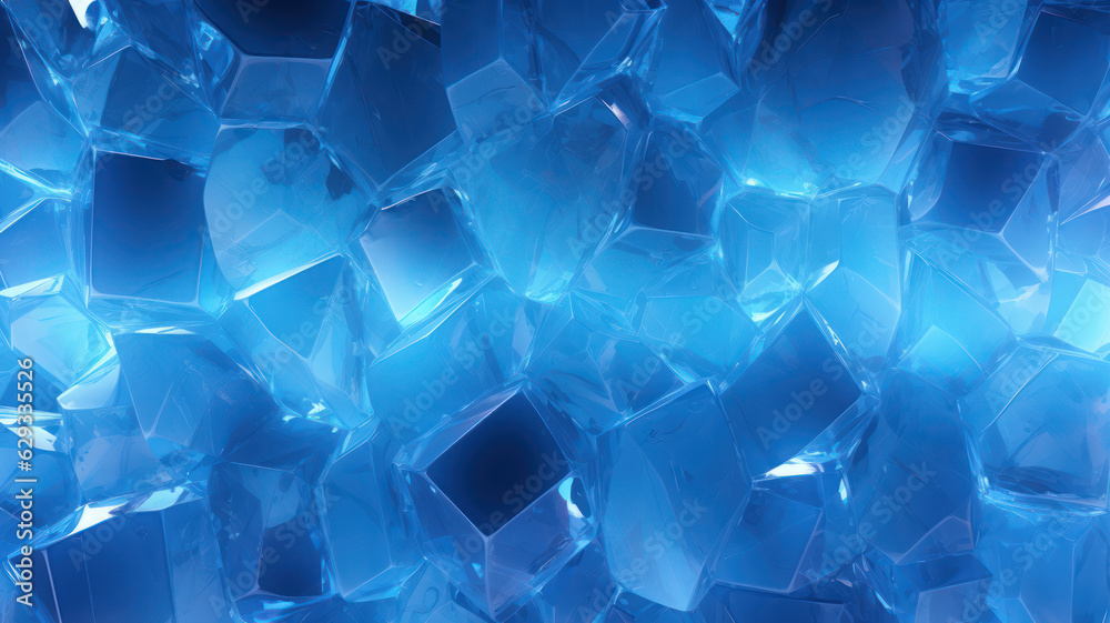 Minimalistic blue ice texture with delicate geometric shapes Stock ...