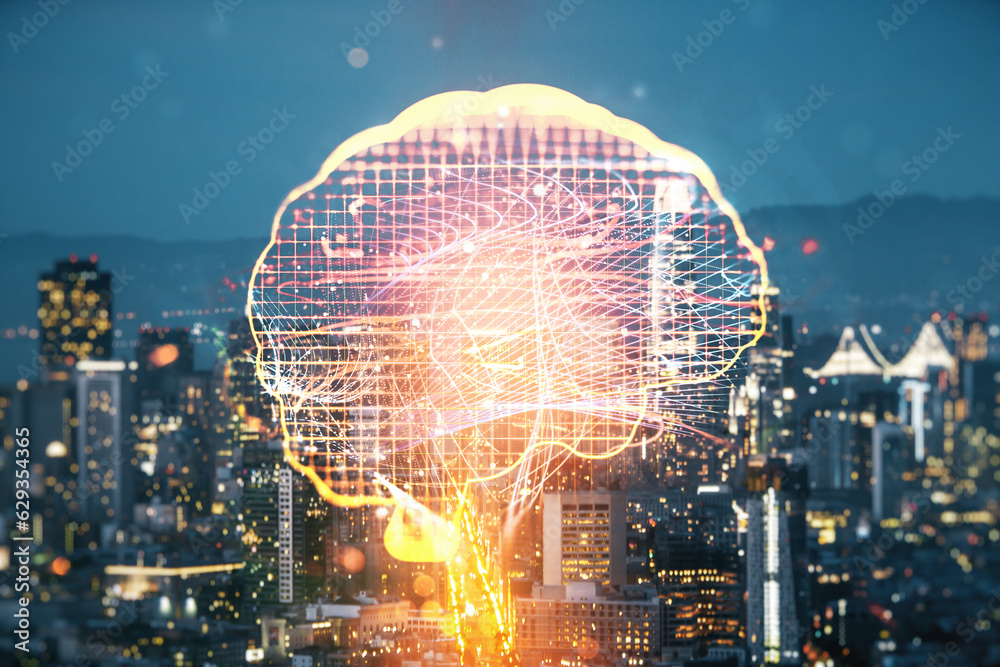 Virtual creative artificial Intelligence hologram with human brain ...