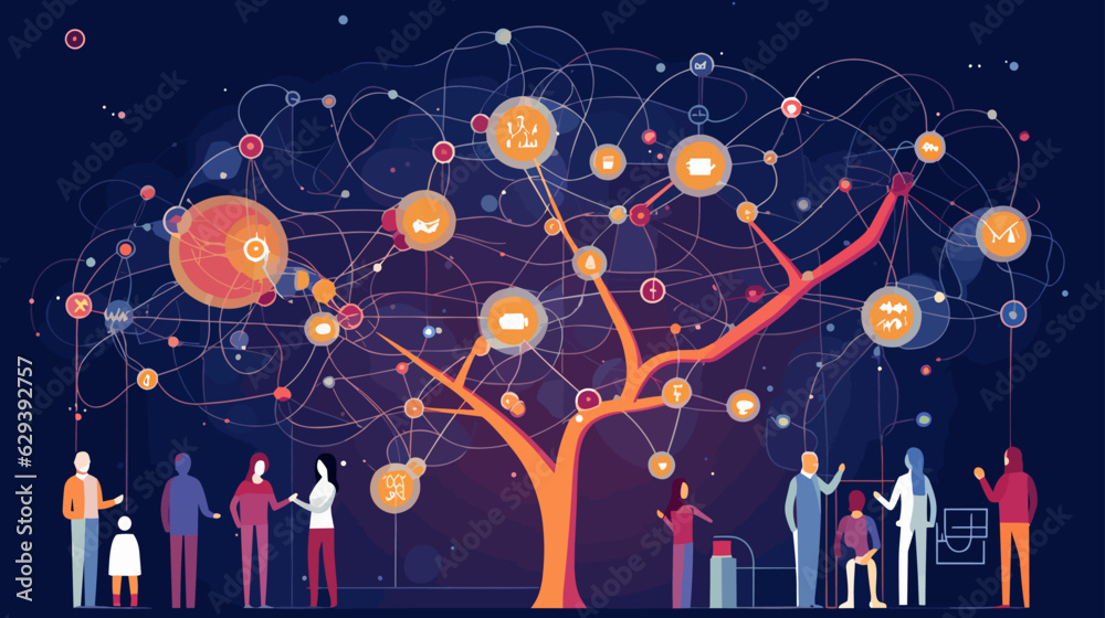 Concept vector illustration of LLM (Large Language Models). Stock ...