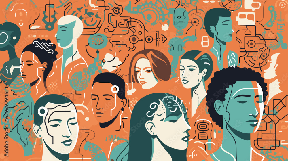 Concept vector illustration of LLM (Large Language Models). Stock ...