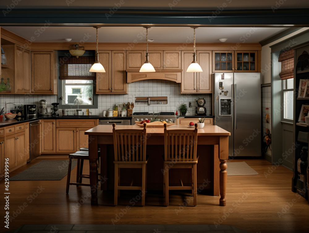 The advertisement features a kitchen renovation project, with before ...