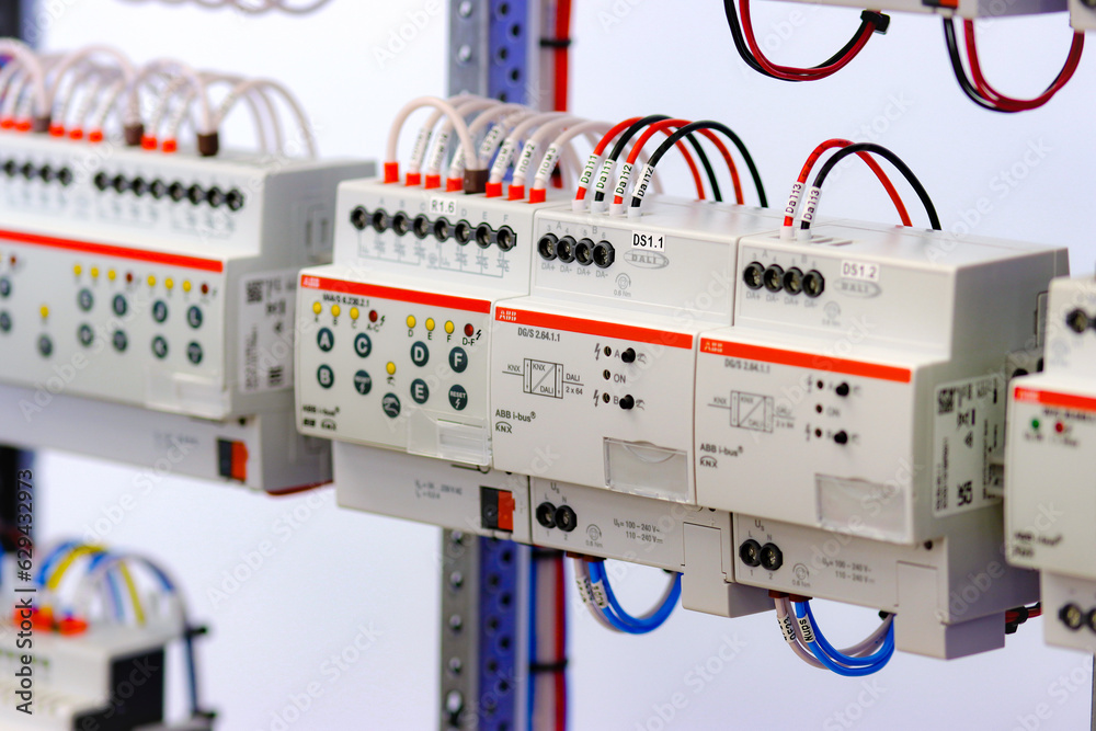 ABB automation modules for managing processes in apartments. Smart home ...