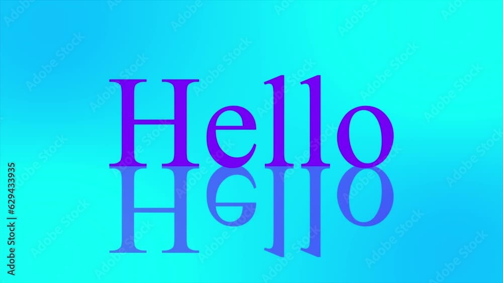 Enhance Social Media with Mesmerizing 4K 60fps Hello Text Animation ...