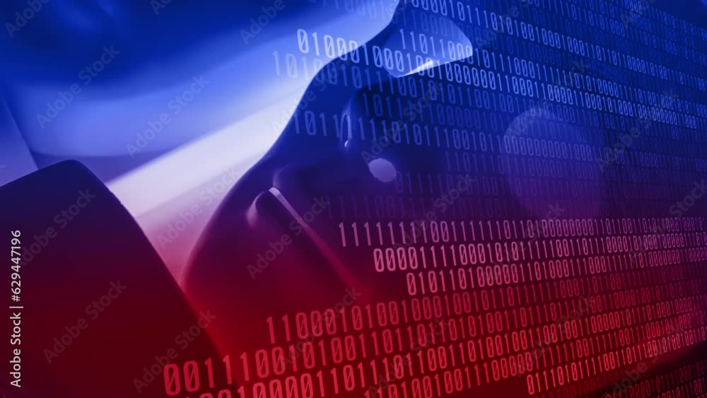 Machine marvels the futuristic fusion of binary code and automation. Tech innovation unleashed ...