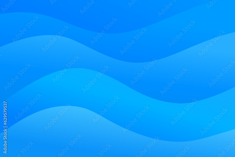 Blue Wave Ocean Sea Background Navy Under the Sea Wavy Line Layers ...