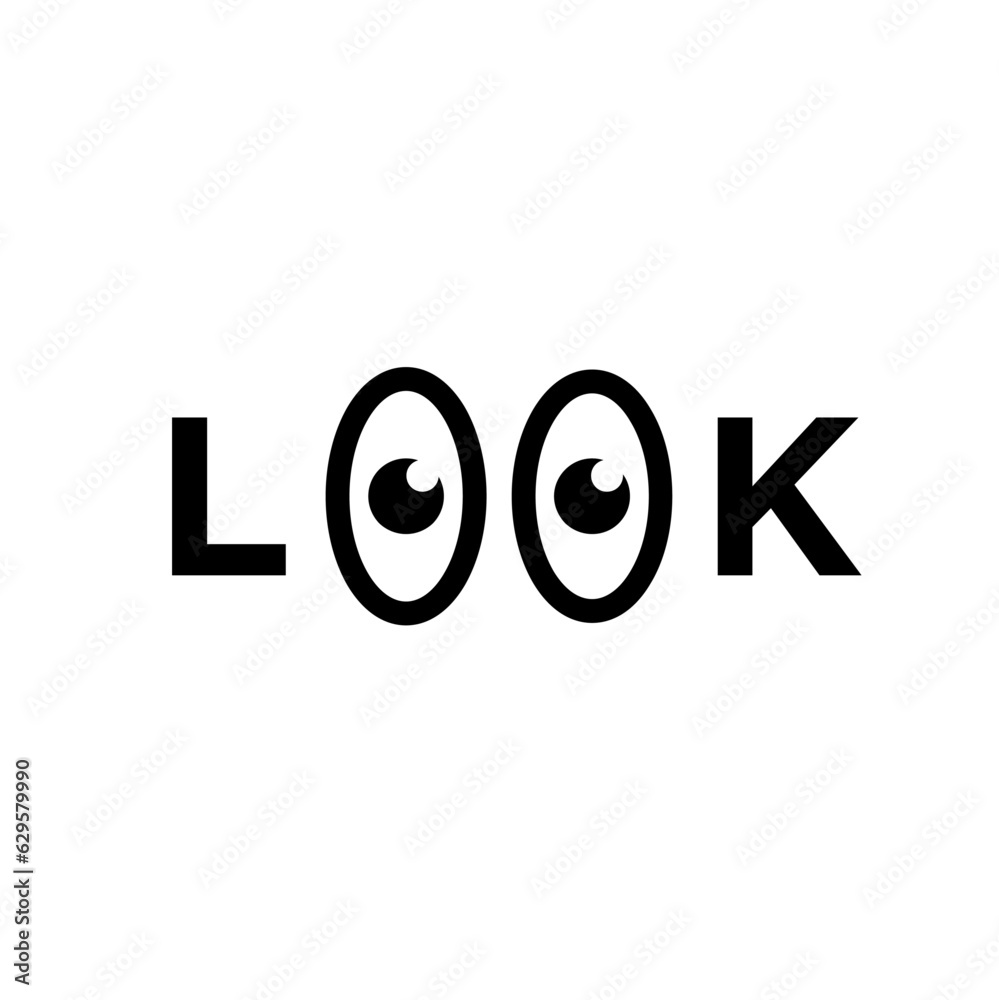 Eye Letter look logo icon design template design Stock Vector | Adobe Stock