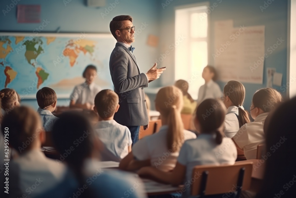 Respecting Educators: Pupils Engaged in Classroom Learning on Teacher's ...