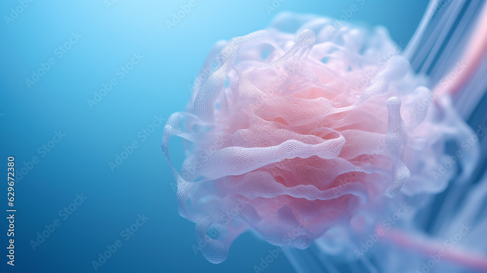 Artificial generated bubble bionic natural tissue 3d printed structure ...