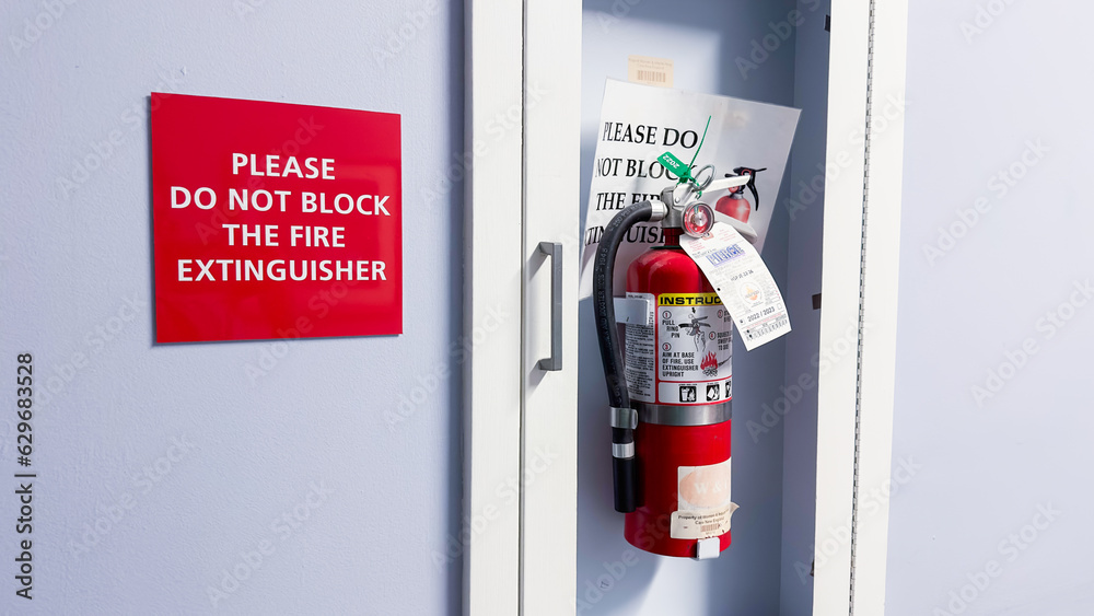 Fire extinguisher symbolizes protection, preparedness, and control over ...
