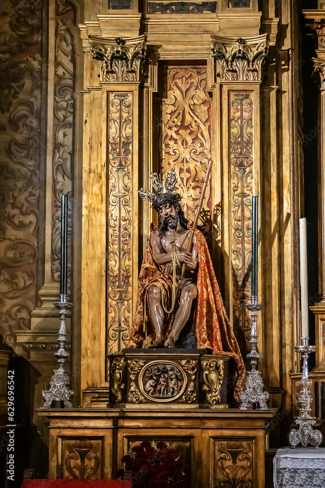 Interior of Church of the Annunciation - Seville Catholic temple (1565 ...