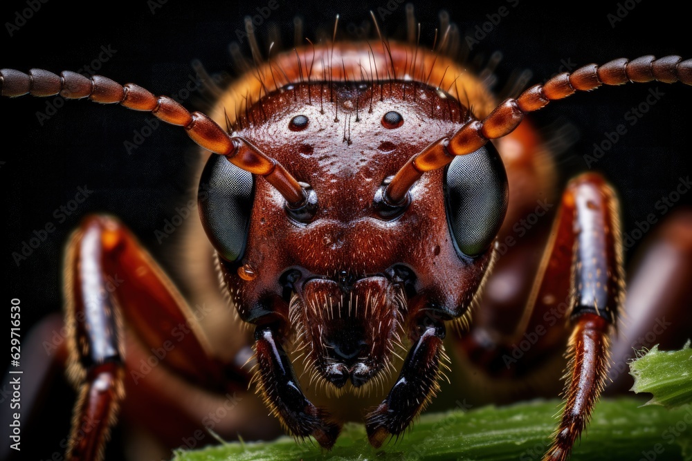 Ant, family of insects of the superfamily of ants, of the order ...