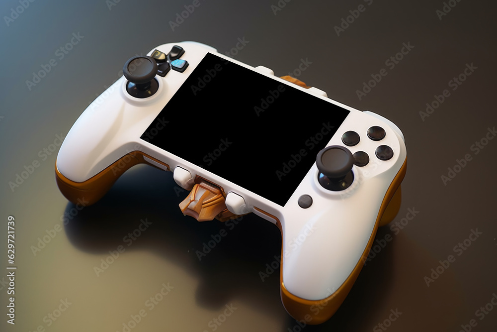 game controller takes center stage, demonstrating its ergonomic design ...